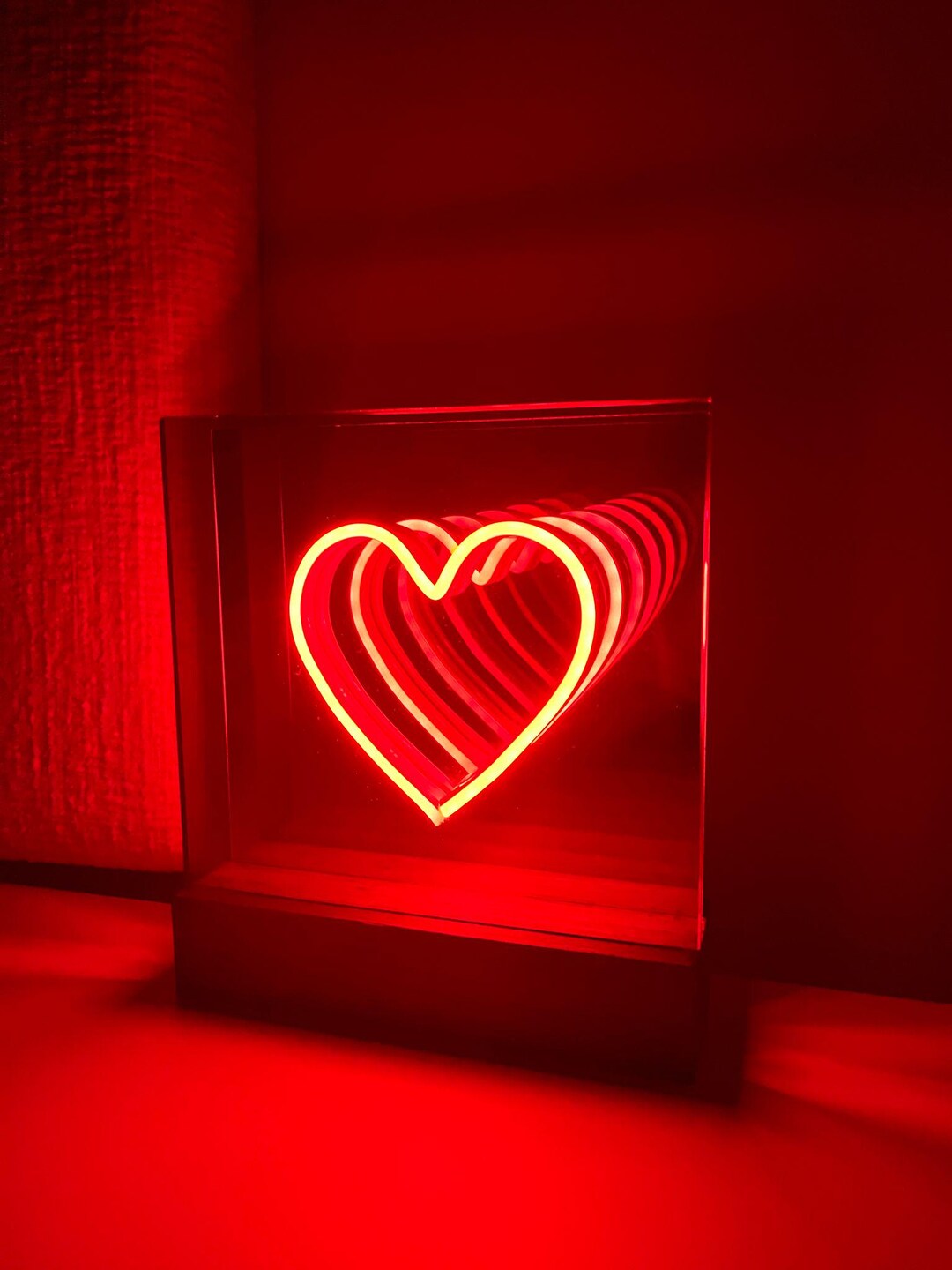 Romantic LED Light-infinity Mirror-cute Bedroom Decor-mirror-romantic ...
