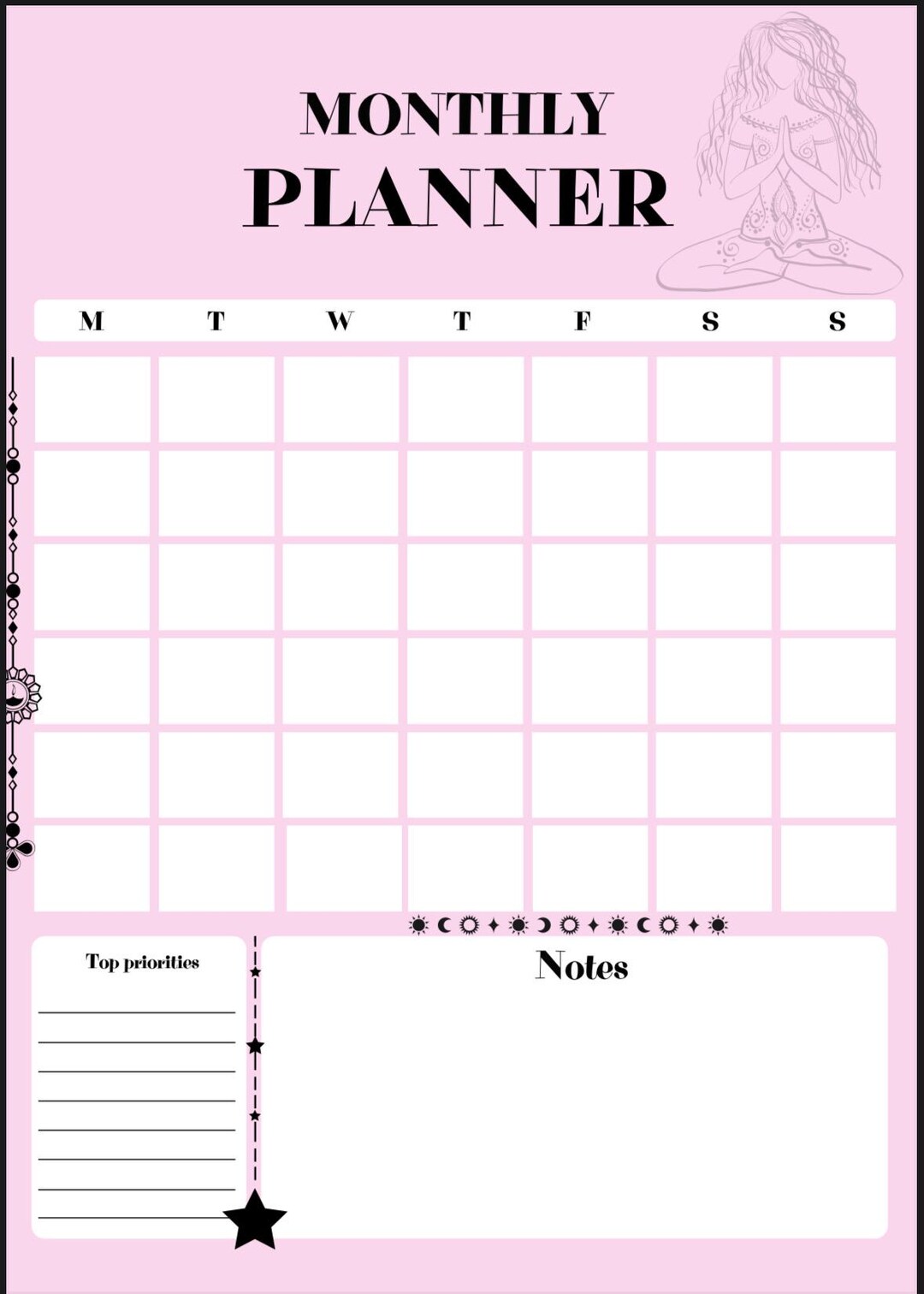 Monthly Planner | Organisation | - Etsy