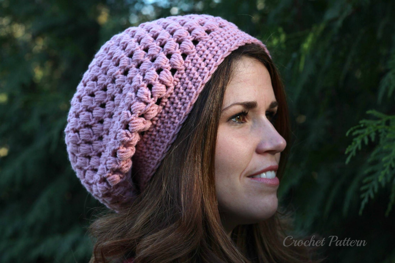 CROCHET PATTERN - Crochet Slouch Hat Pattern, Chunky Slouchy Hat ...