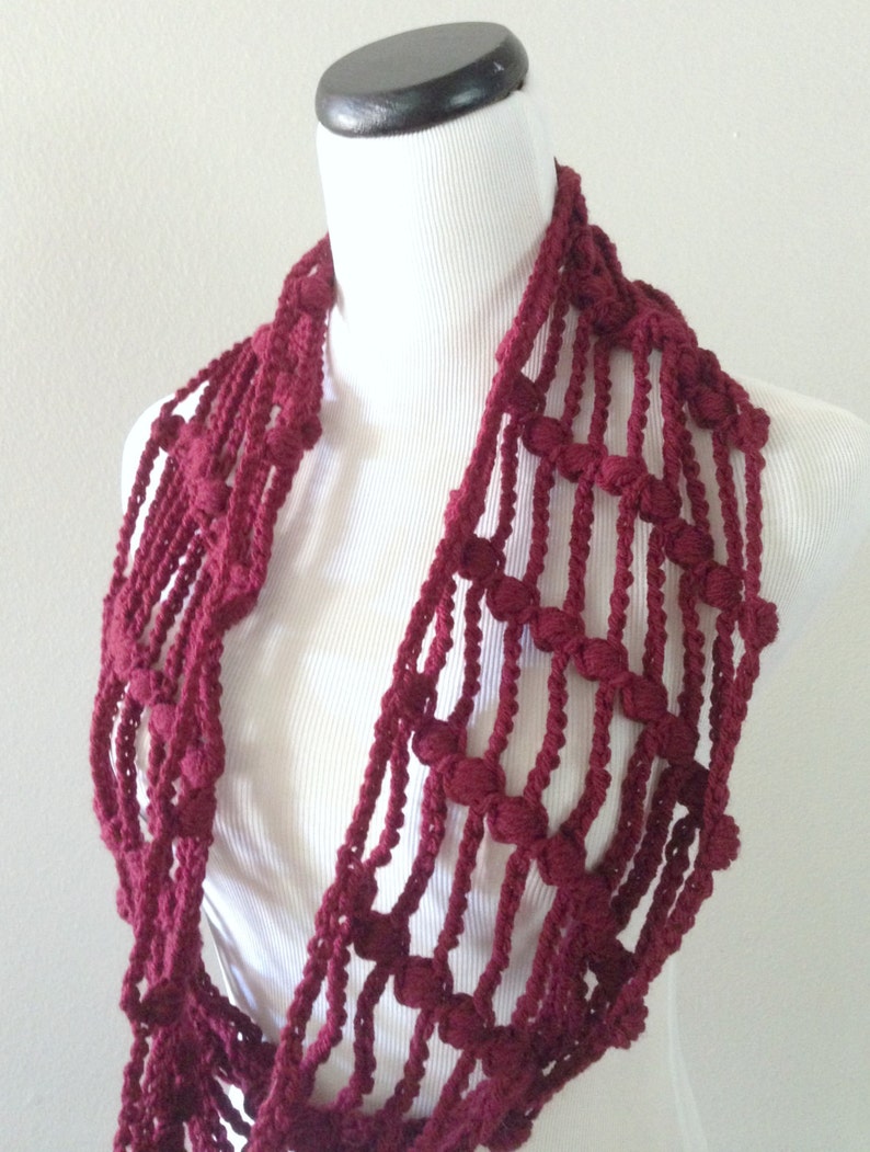 CROCHET PATTERN Crochet Infinity Scarf Pattern Circle Cowl - Etsy