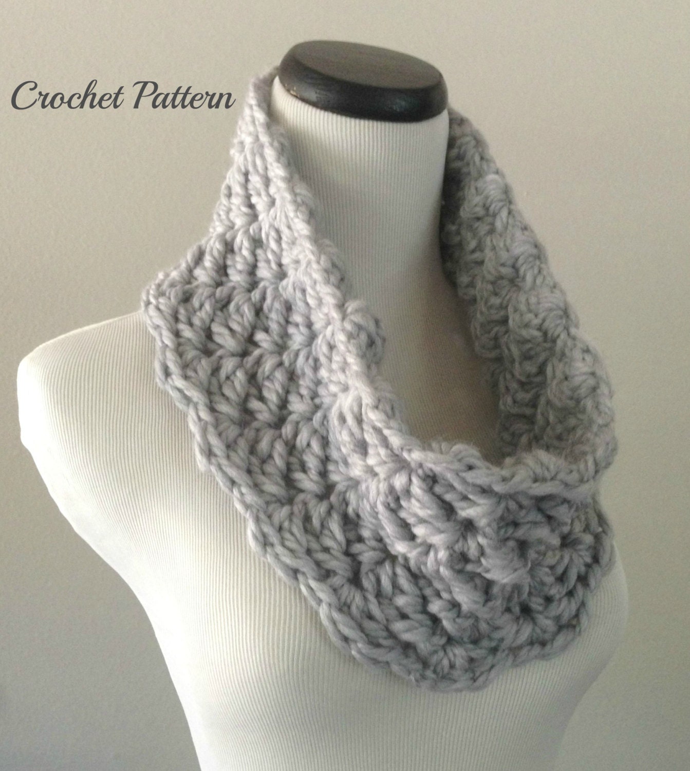 Crochet Pattern Chunky Cowl Crochet Pattern Chunky Cowl Etsy