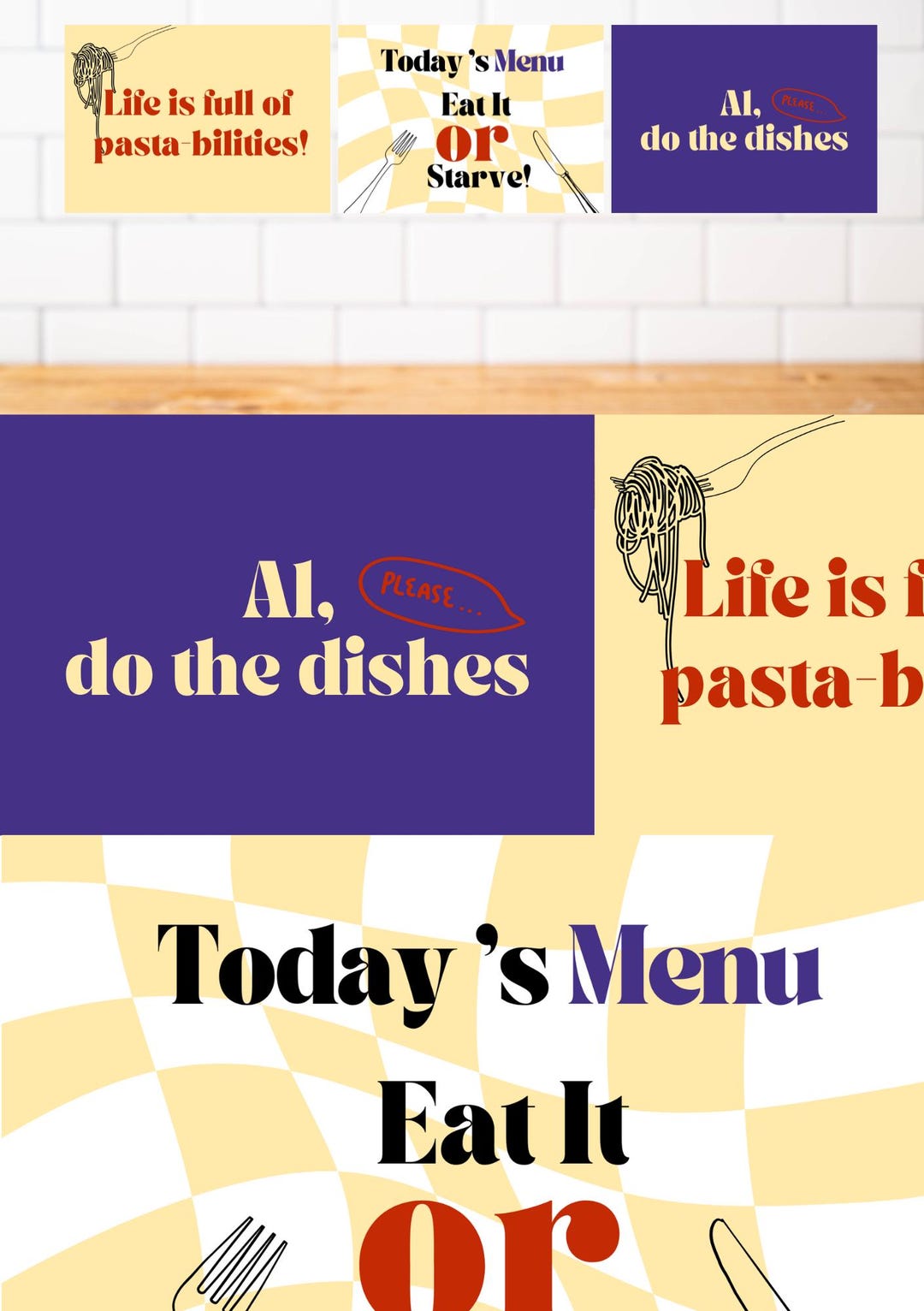 Funny Kitchen Posters - Etsy