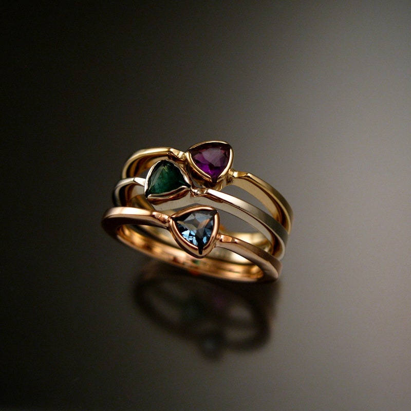 Stackable Mothers Rings - Etsy