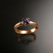 Green Tourmaline Wedding Ring 14k Rose Gold Emerald Substitute ...