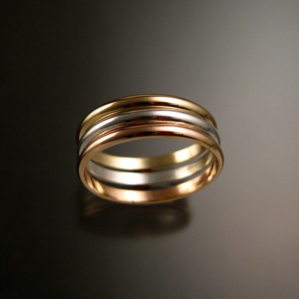 Tri Color Rings - Etsy