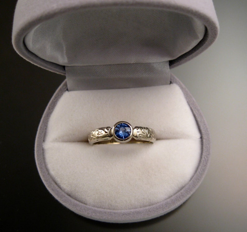 Sapphire Powder Blue Natural Stone Victorian Floral Pattern - Etsy