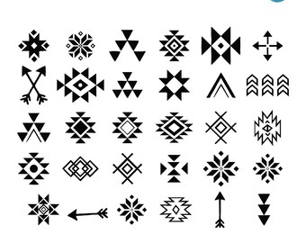 Southwestern Elements Svg Bundle, Aztec Svg Bundle, Aztec Svg Bundle ...