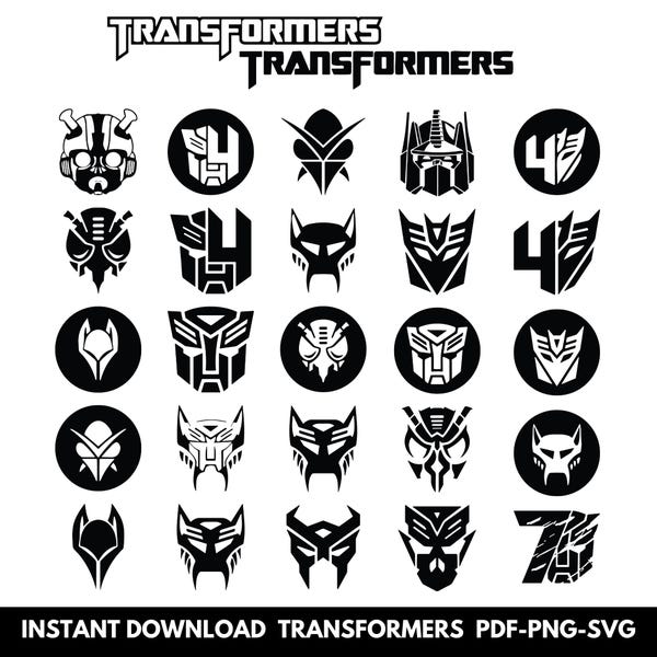 Transformers Logo Dxf - Etsy UK