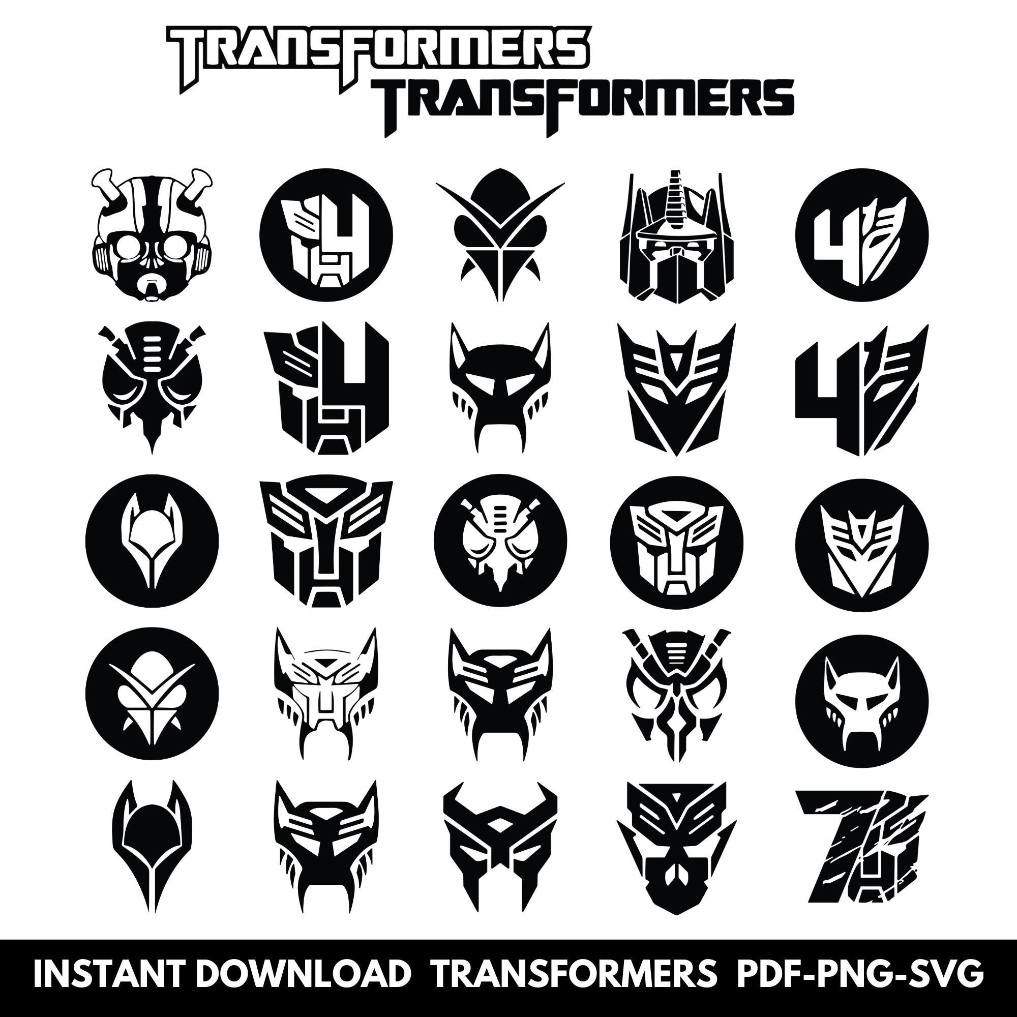 Transform SVG Transform Head Skine Robot Logo Font Transformer Faces Svg Transform Letter Svg ...