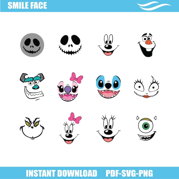 Face Outline for Sticker - Etsy