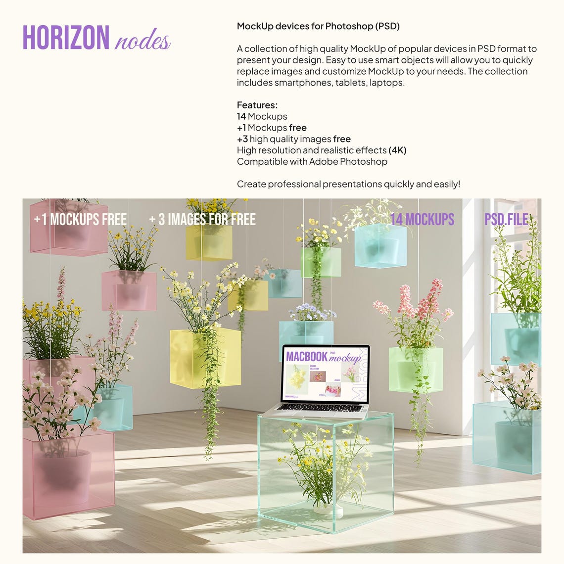 Mockup Collection Horizon Nodes - Etsy
