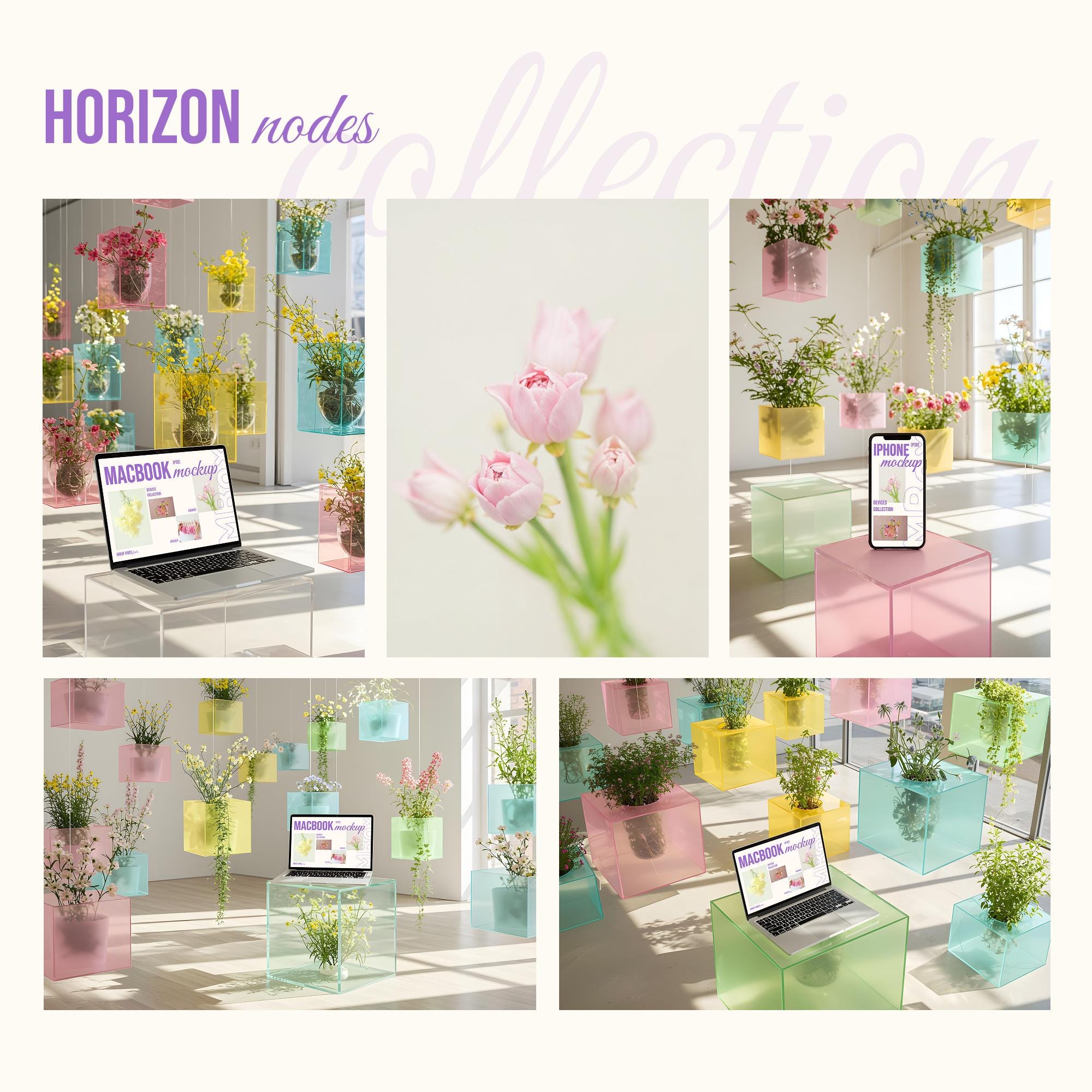 Mockup Collection Horizon Nodes - Etsy
