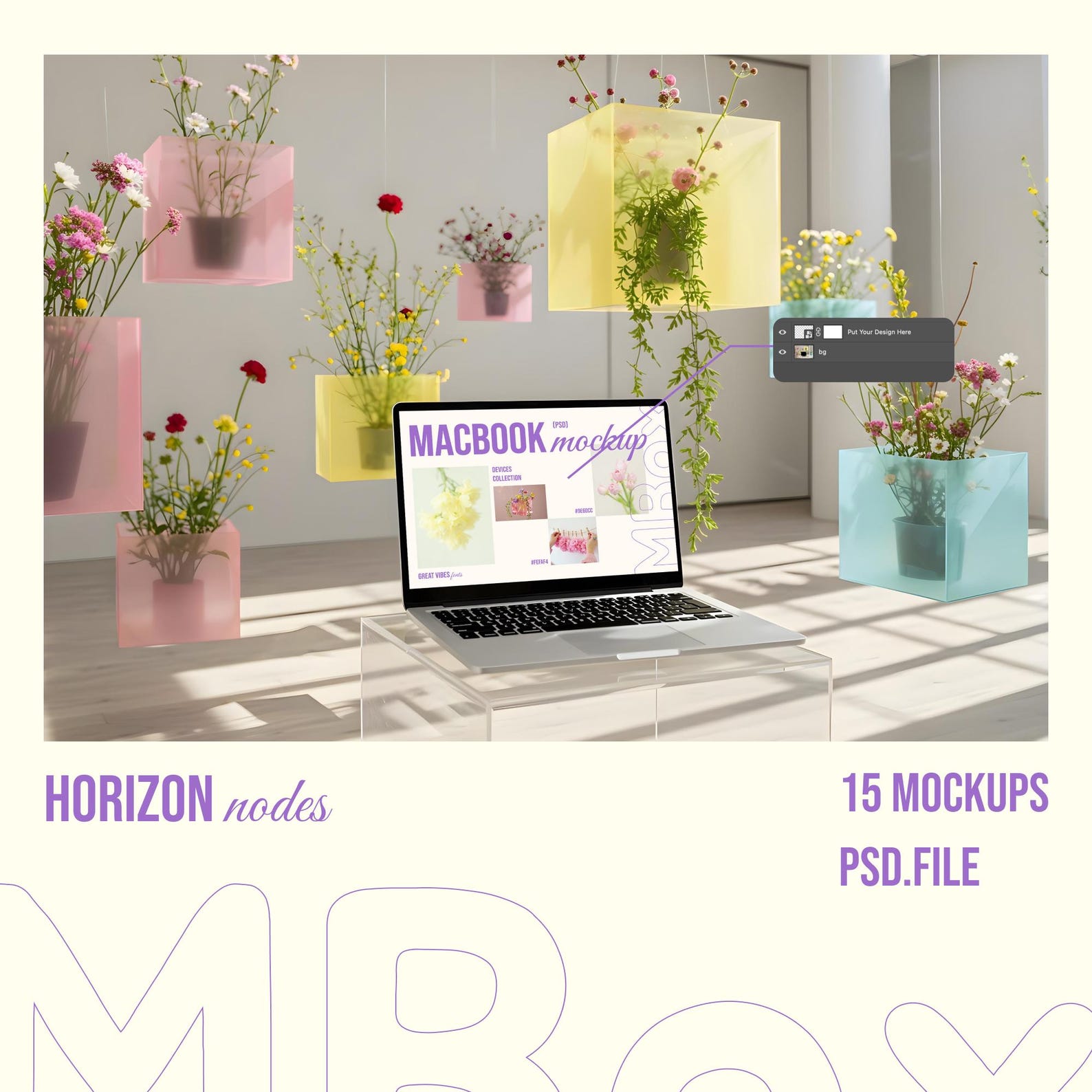 Mockup Collection Horizon Nodes - Etsy