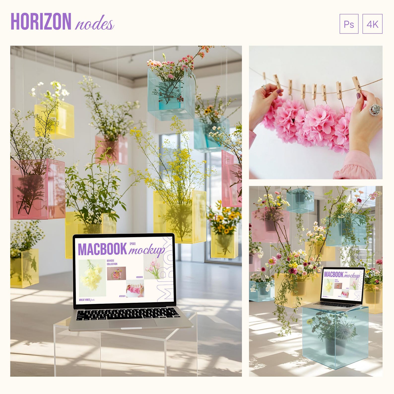Mockup Collection Horizon Nodes - Etsy
