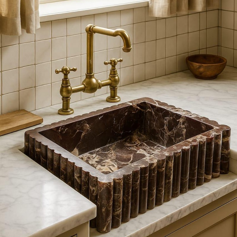 Powder Room Sink Onyx - Etsy