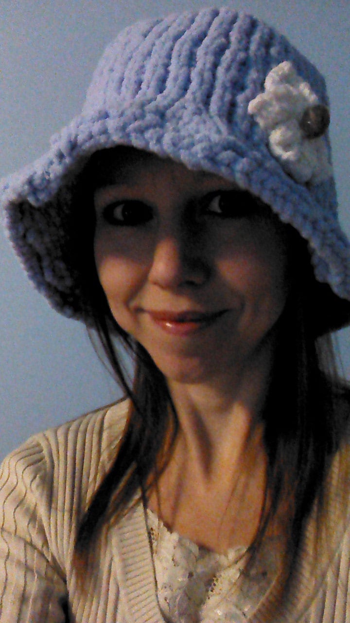 Brimmed Winter Bell Shaped Hat Knitting Pattern - Etsy