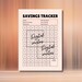 Printable Savings Chart Tracker - Digital Printable Editable Savings ...