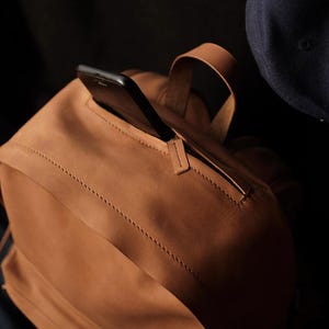 Handmade Brown Leather Backpack - Timeless, Durable, and Stylish ...