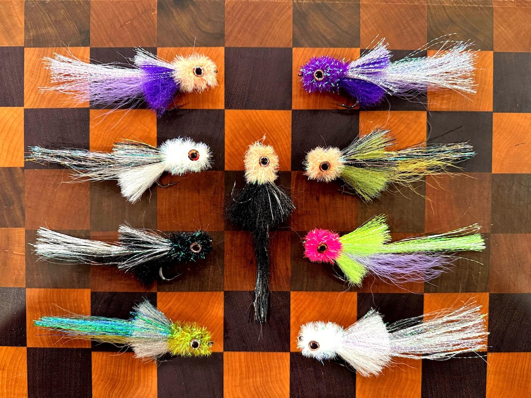 3 Pack-murdich Minnow Flies, Trout, Bass, Pike, Salmon, Walleye ...