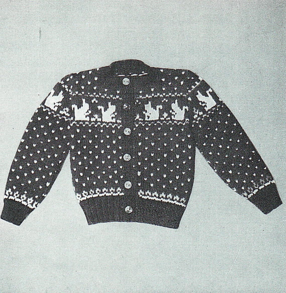 Vintage Scandinavian Sweater Patterns – 1946 Knitting Magazine Digital ...