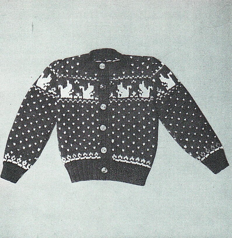 Vintage Scandinavian Sweater Patterns – 1946 Knitting Magazine Digital ...