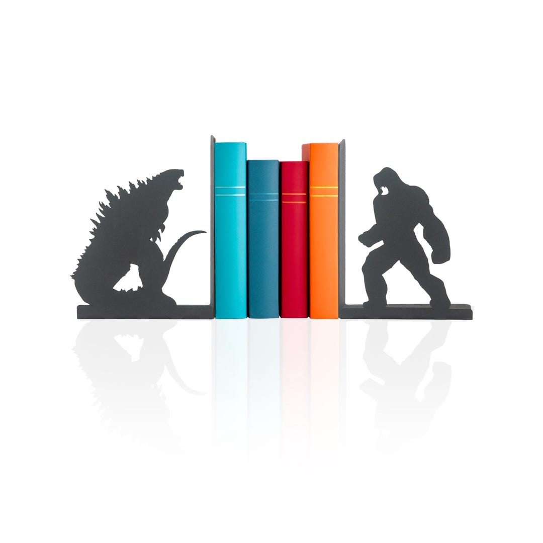 Godzilla Vs King Kong Bookends, Fantastic Film Heroes Figured Book ...