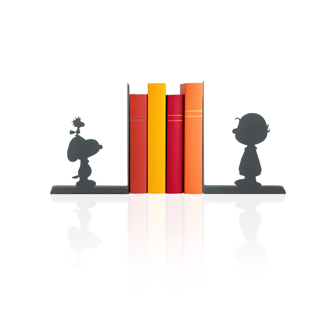 Cartoon Characters Bookends, Decorative Comics Metal Bookends, Cartoon ...
