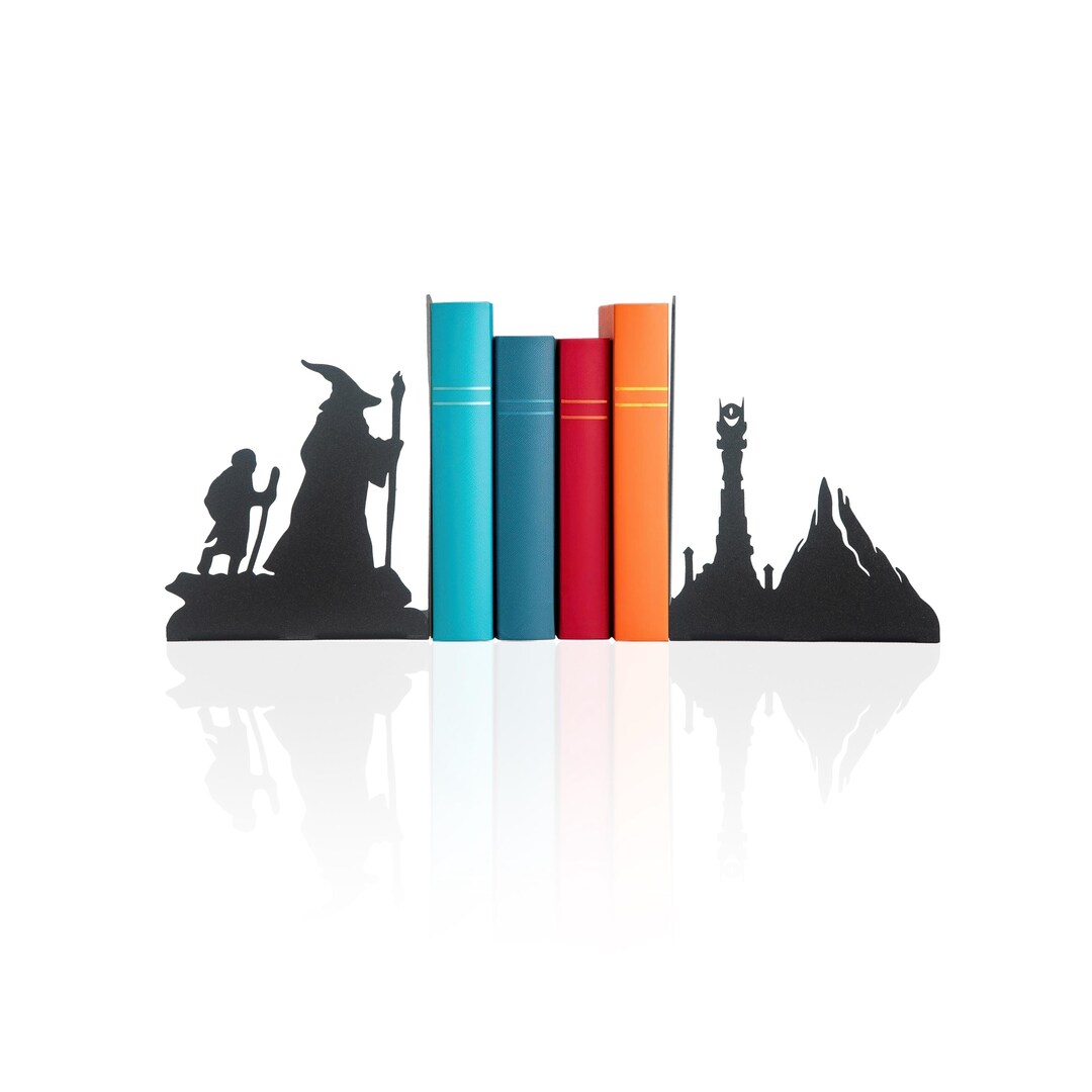 Gandalf and the Two Towers Bookends, Medieval Themed Bookend, Fantasy ...
