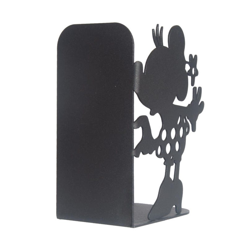 Mickey and Minnie Bookends, Decorative Cartoon Characters Mouse Figures ...