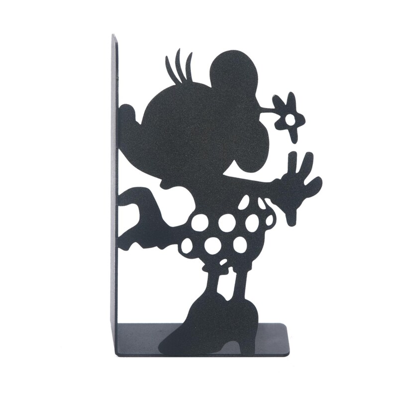 Mickey and Minnie Bookends, Decorative Cartoon Characters Mouse Figures ...