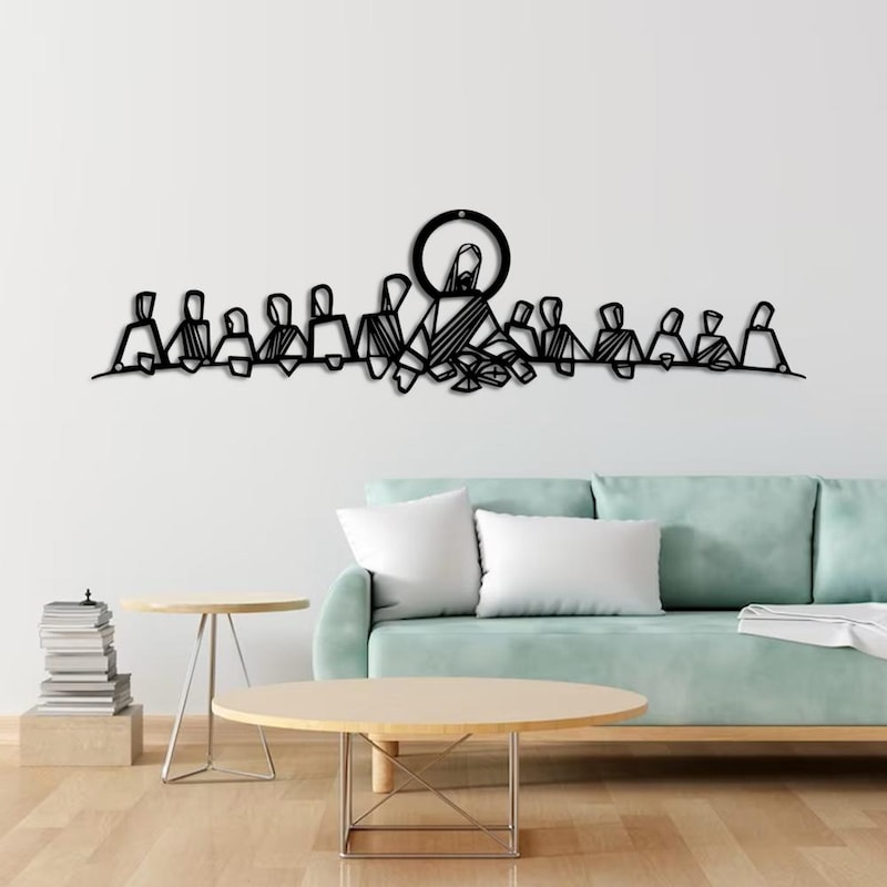 Black Last Supper Sign - Etsy