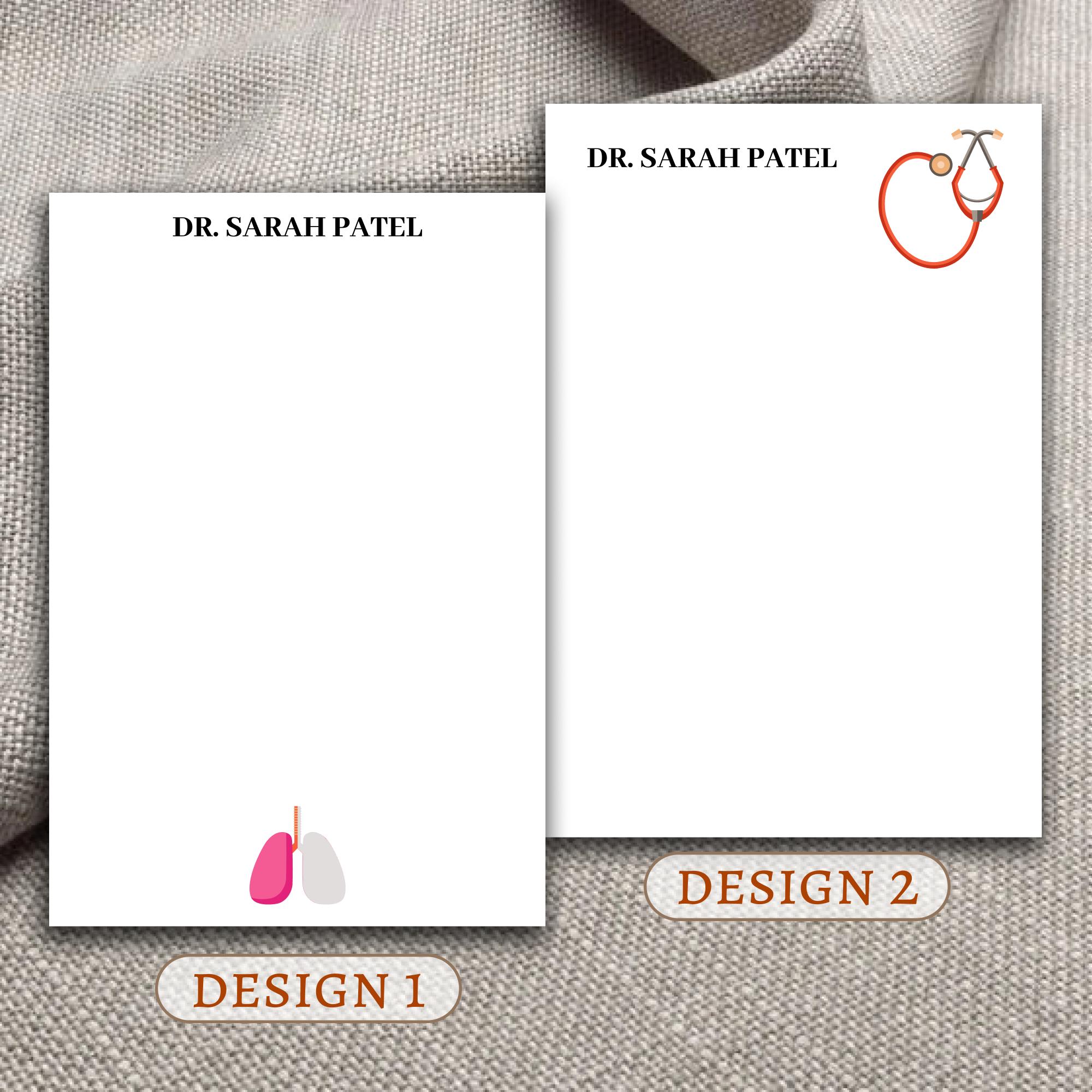 Personalized Doctor Notepad – Custom Medical Stationery for Doctors ...