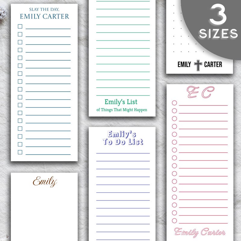 To Do List Sticky Pads - Etsy