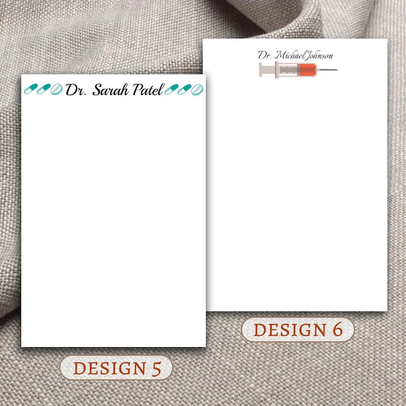 Personalized Doctor Notepad – Custom Medical Stationery for Doctors ...