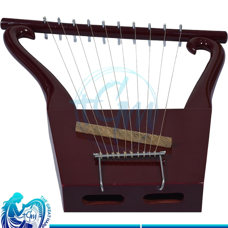 10 Strings Harp King David Lyre Irish Highland Solid Meggido With Key Set - Etsy Canada