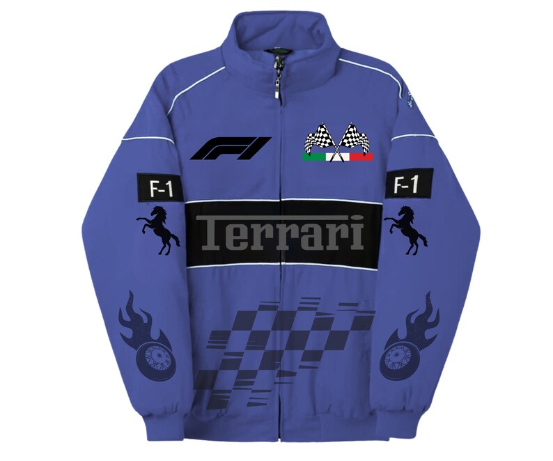 Multiple Colors in F1 Style, Vintage F1 Jackets | Unisex Motorsport ...