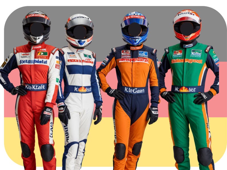 All Designs of F1 Go-karting Racing Suits With Matching Gloves and Shoes Available - Fully ...