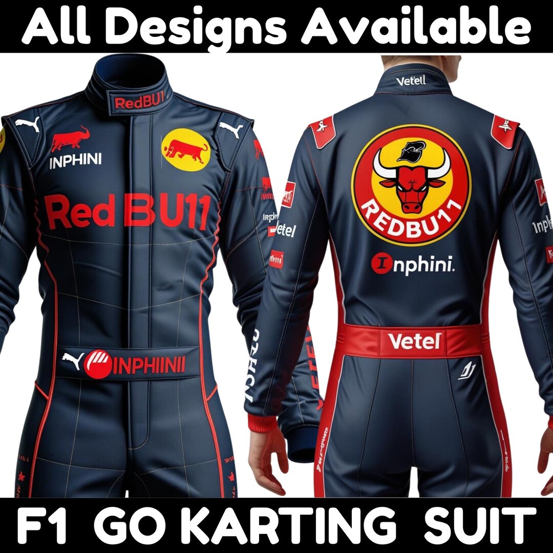 Formula 1 Go-karting Racing Uniforms With Matching Gloves, Caps and ...