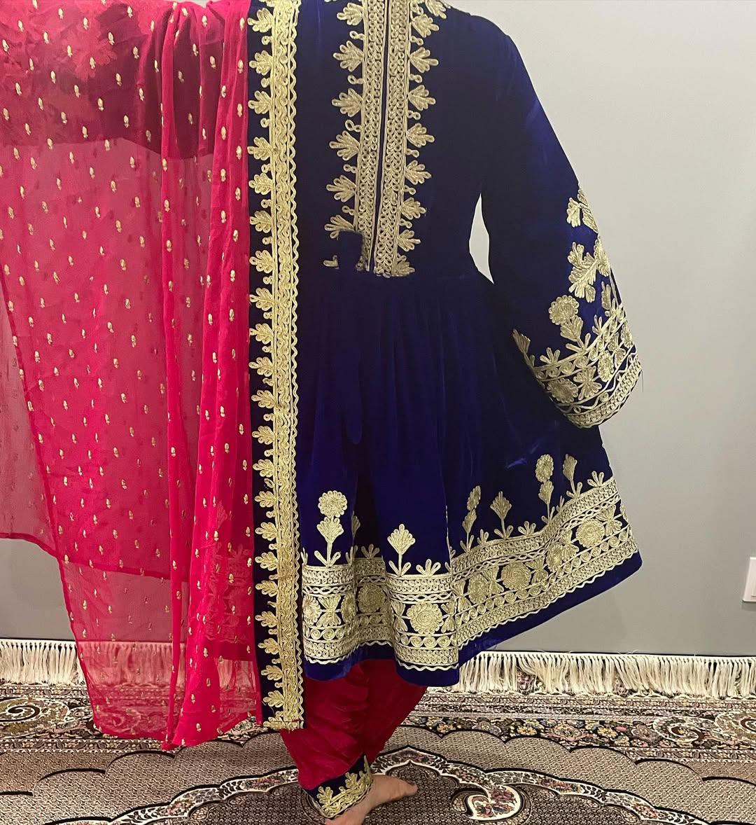 Afghan Dress Charma Embroidery Afghan Fashion Afghan Style - Etsy