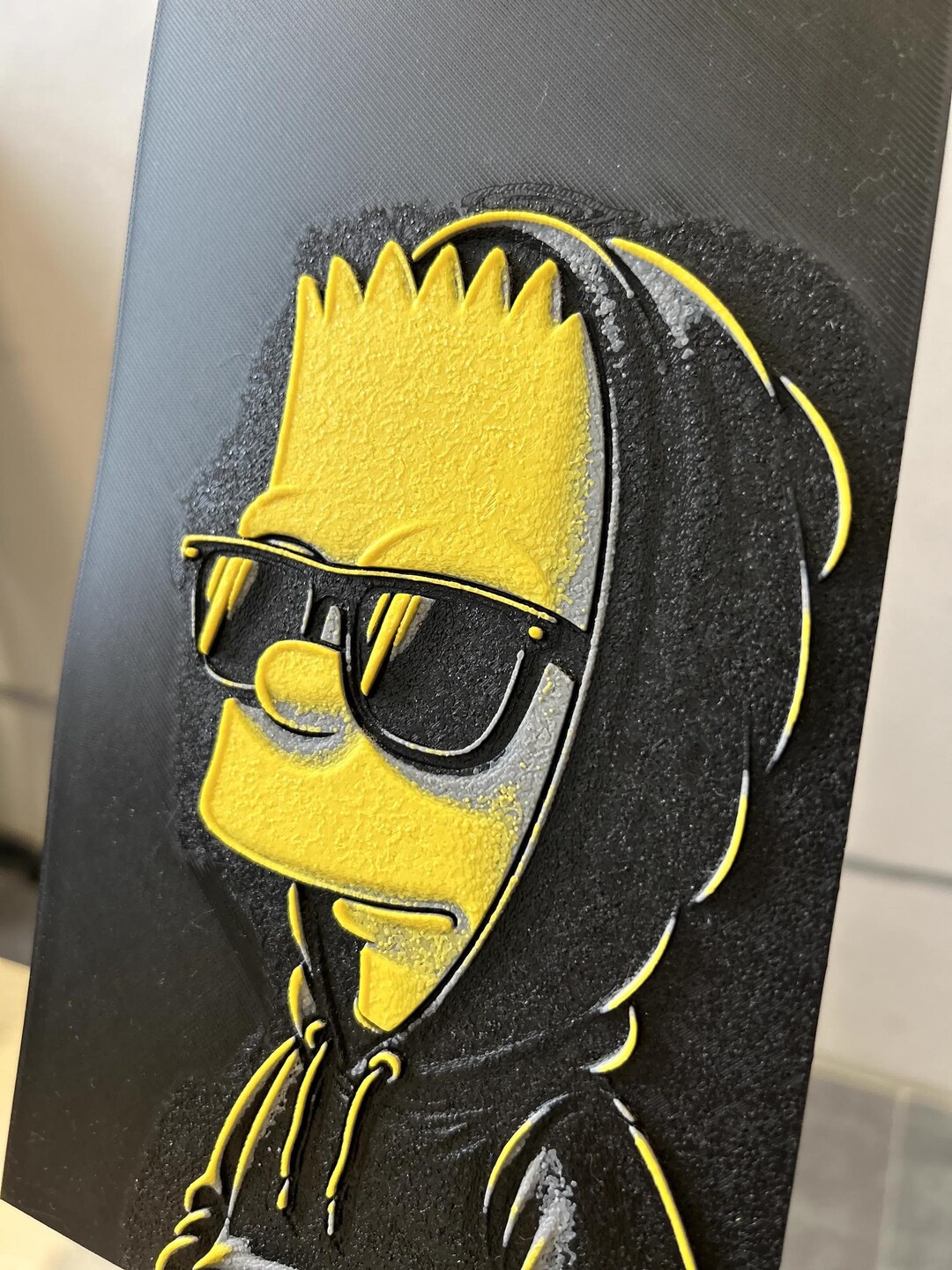 Bart Simpson Magnet Gift | 3D Printed Funny Fridge Magnet | 3D Painting ...