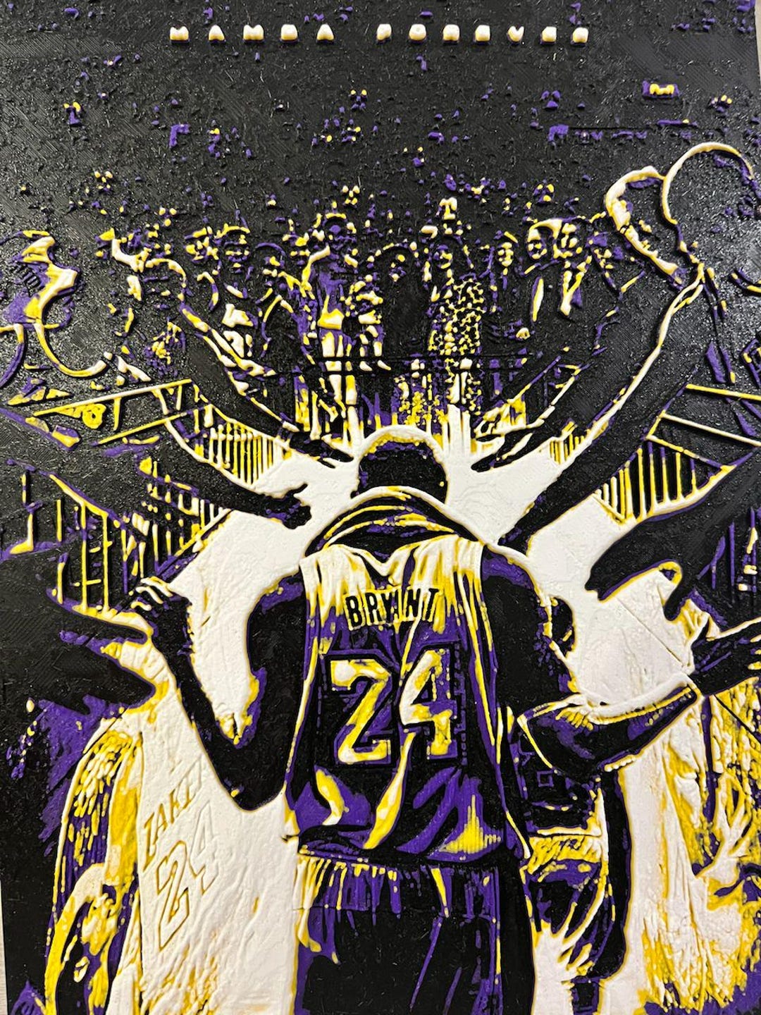 Kobe Bryant Fridge Magnet | Basketball Fridge Magnet | 3D Painting ...