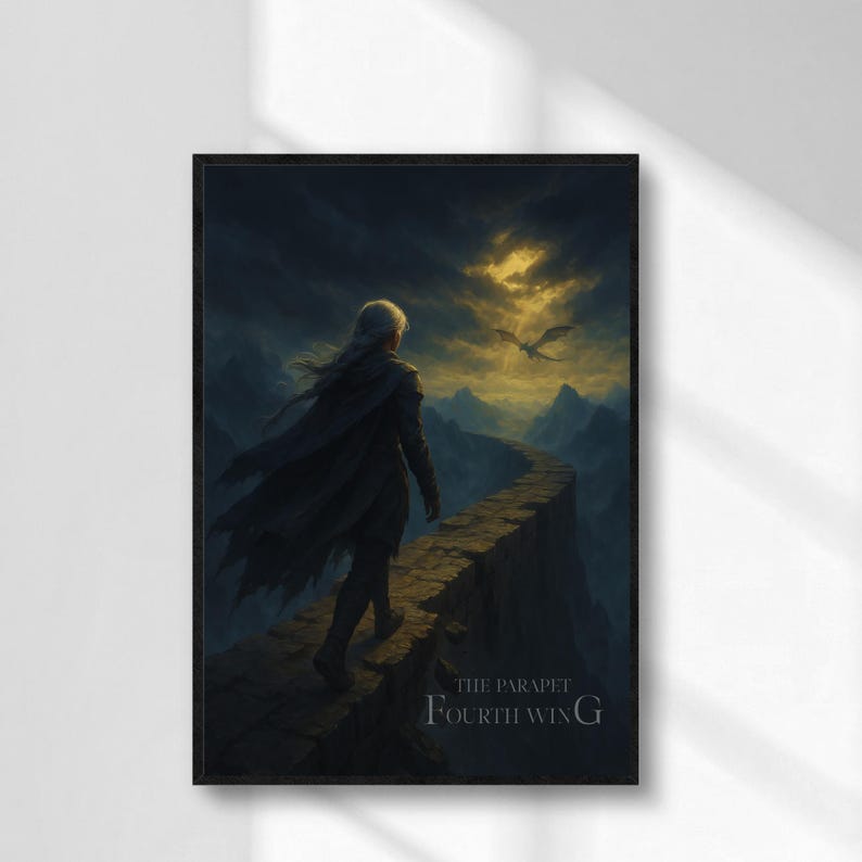 The Parapet Crossing Digital Wall Art Fourth Wing Inspired Art Print ...