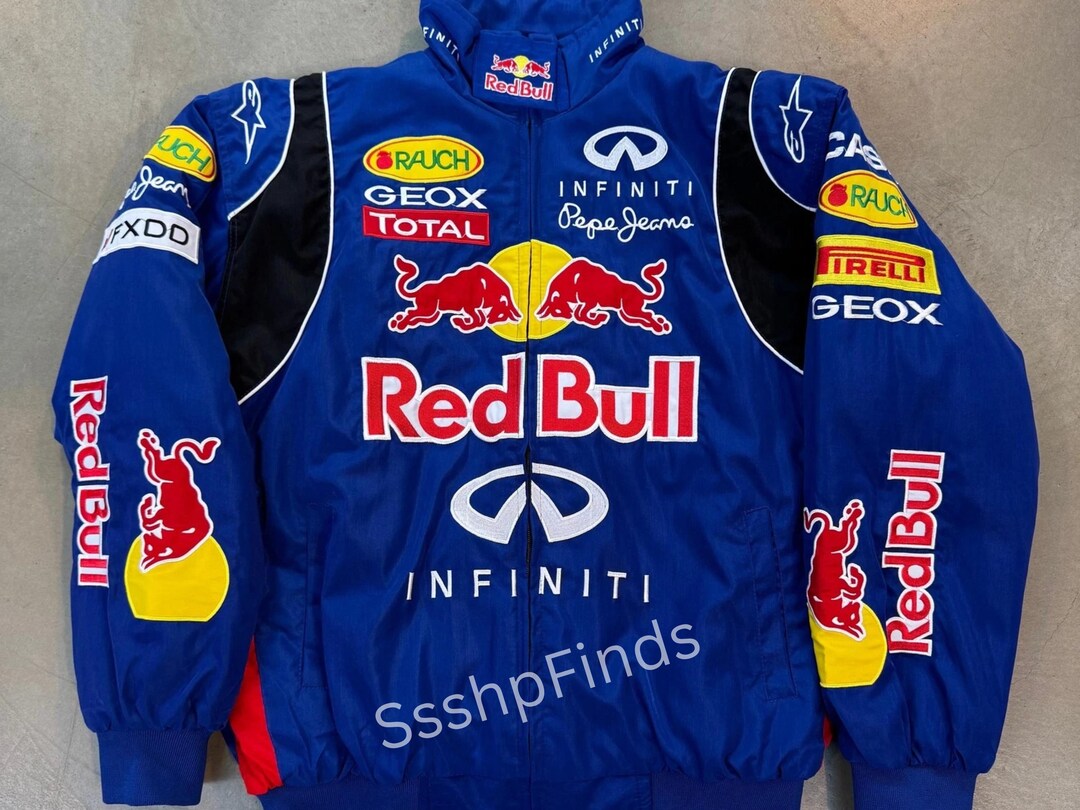 New Vintage Blue Racing Jacket Unisex Motorsport Jacket - Etsy