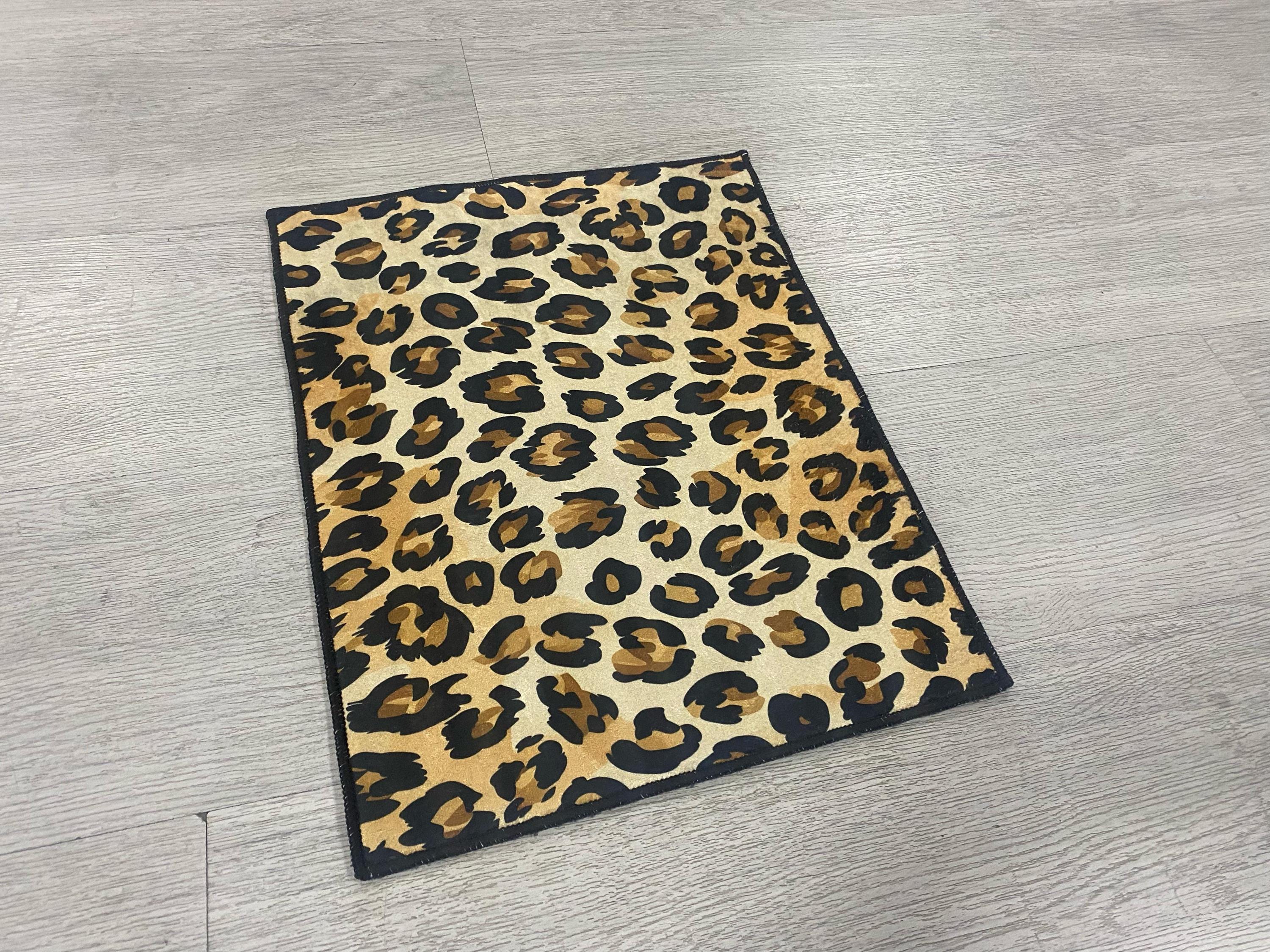 Leopard Print Area Rug, Modern Animal Print Carpet, Large Soft Living ...