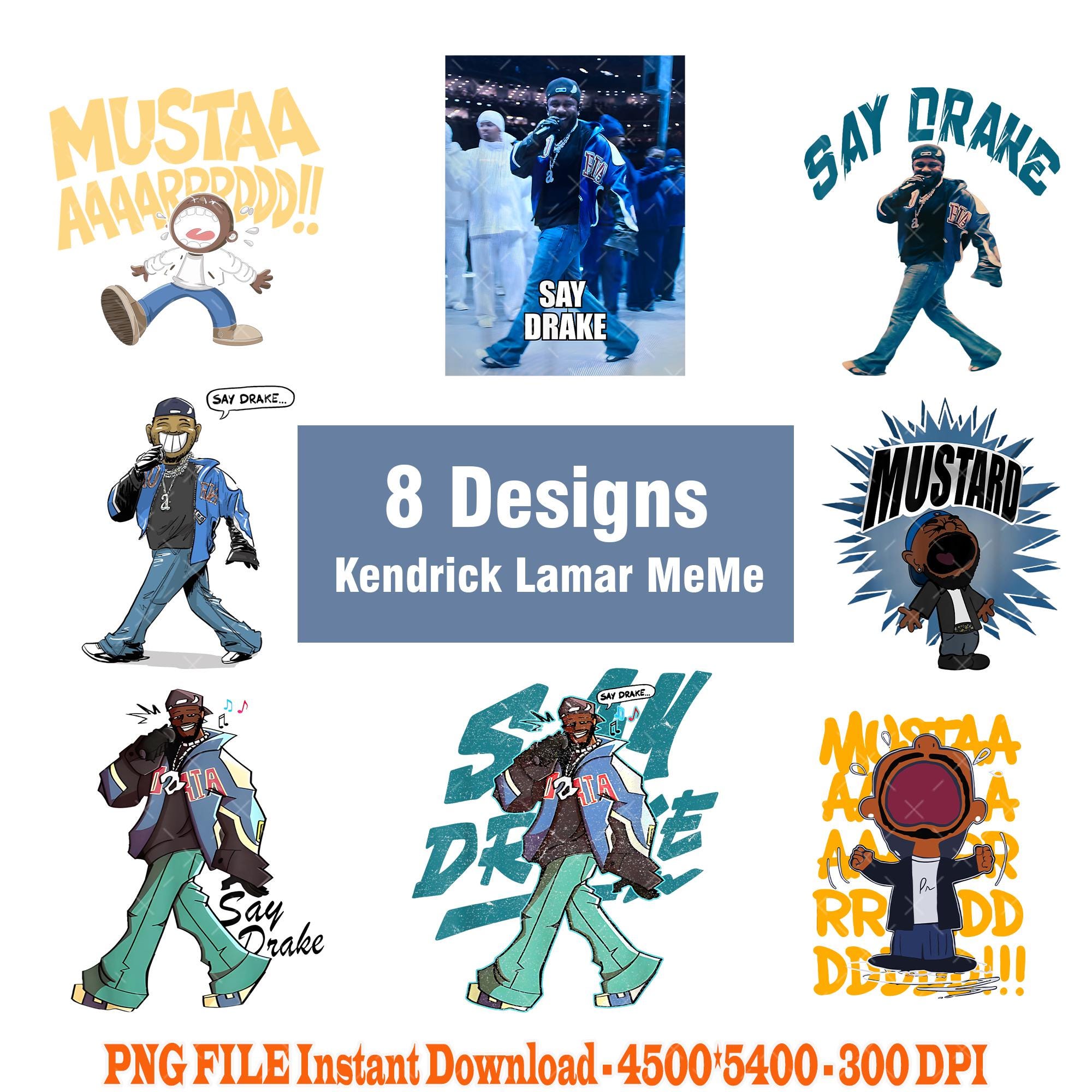 8 Say Drake PNG Bundle, Hip-hop Png, Football Png, They Not Like Us Png ...