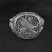 Griffin Square Signet Ring – Sterling Silver Mythical Creature Ring ...