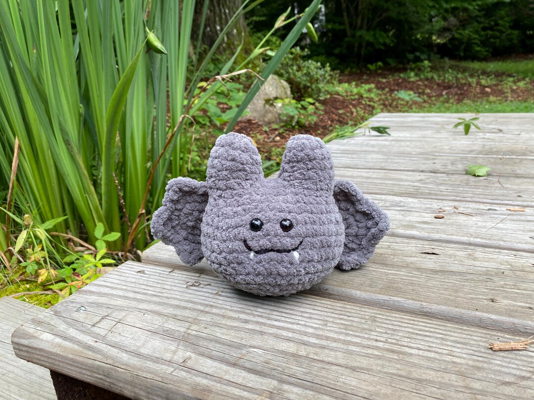 Handmade Crochet Amigurumi Halloween Squishy Farmhouse Bat Decor Autumn ...