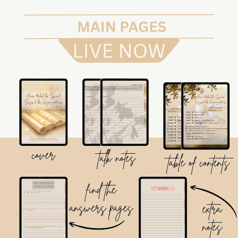 JW Assembly Notebook 2025-2026: Digital Note-taking for Jehovah's ...