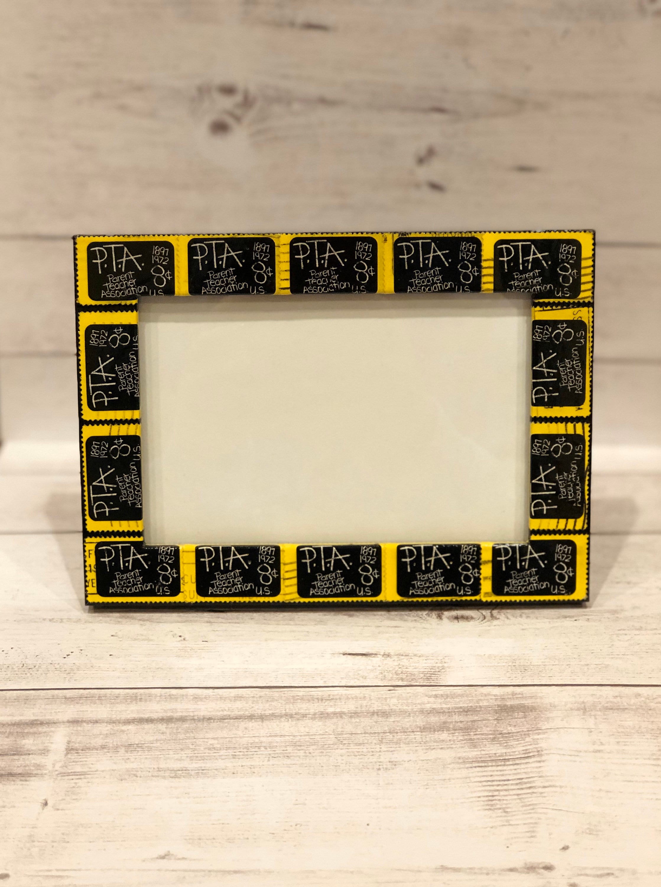 PTA Postage Stamp Frames holds 4x6 Photo - Etsy