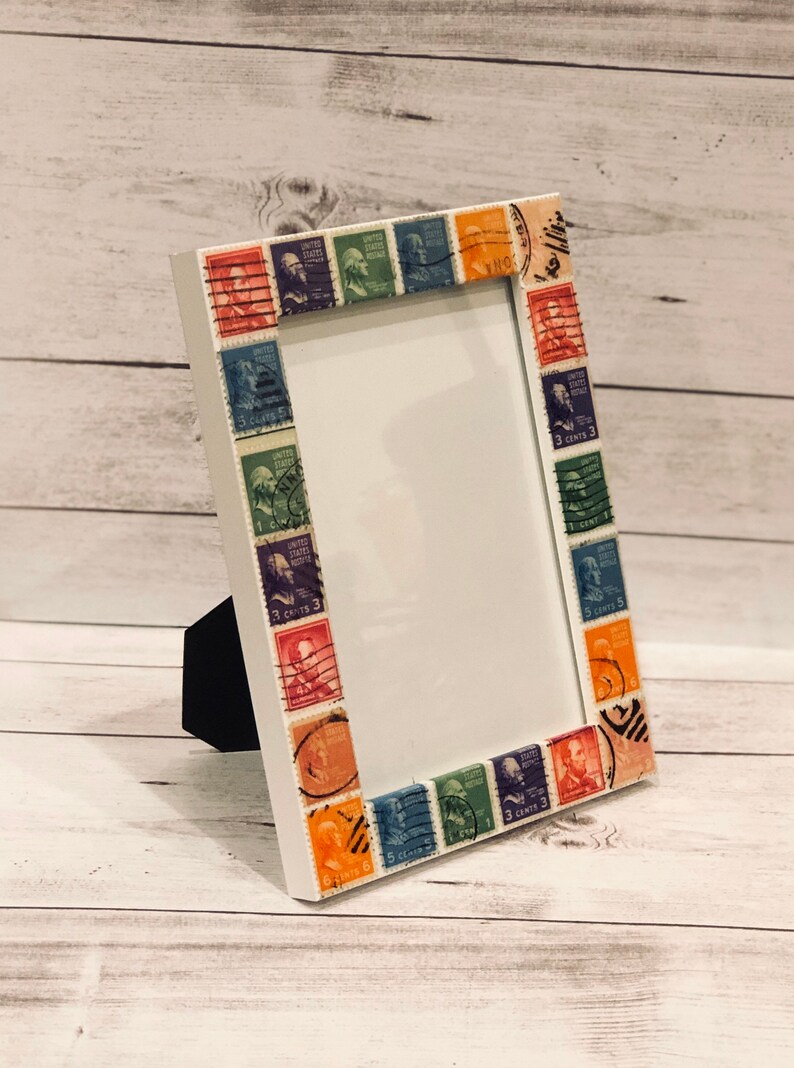 U.S. Presidents Postage Stamp Frame (holds 4 X 6 Photo) - Etsy